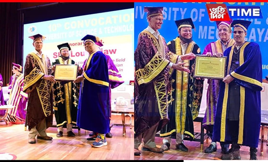 USTM Holds 10th Convocation, Honors Zubeen Garg and Lou Majaw